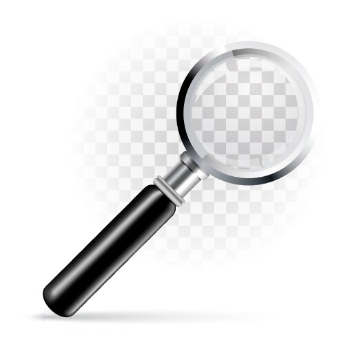 Magnifier Royalty Free Vector Image - VectorStock