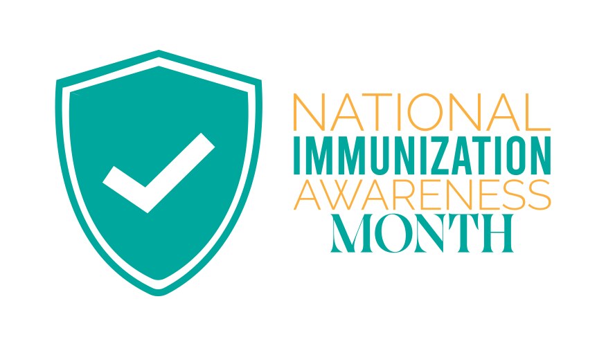 National immunization awareness month Royalty Free Vector