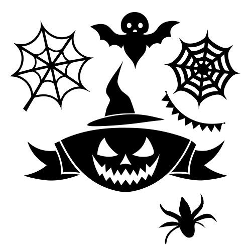 Spooky halloween the ultimate symbol Royalty Free Vector