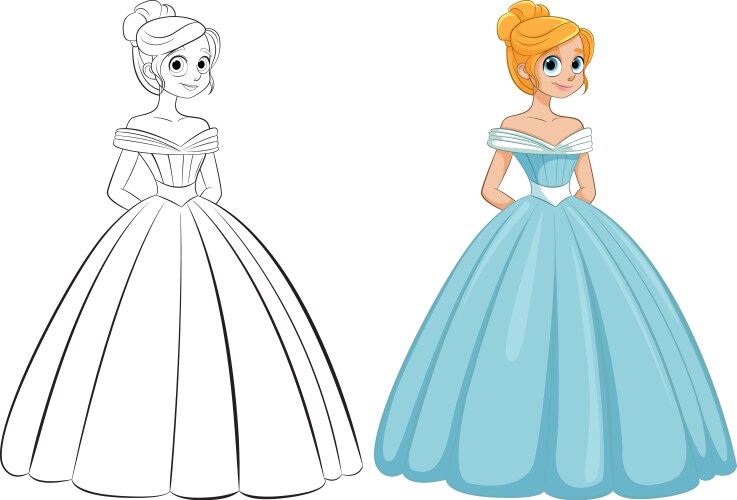 Princess Drawing Vector Images (over 21,000)