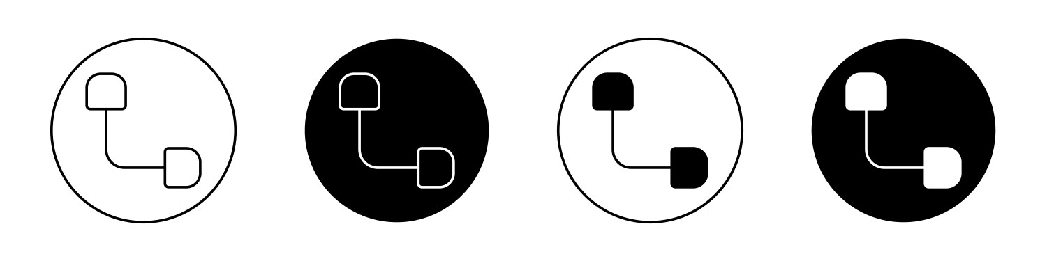 Diagram nested icon Royalty Free Vector Image - VectorStock