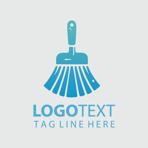 Cleaner logo Royalty Free Vector Image - VectorStock
