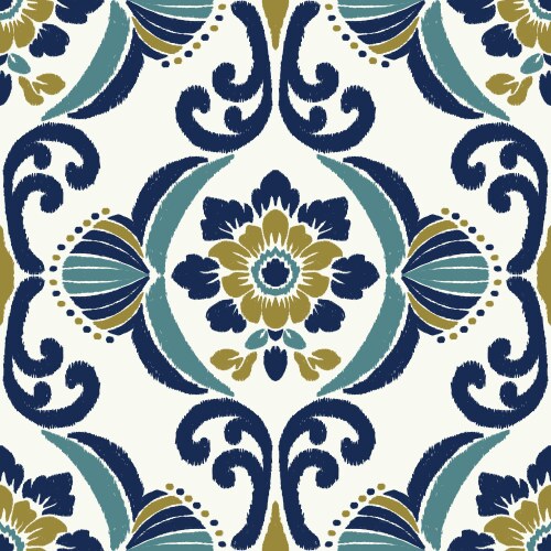 Seamless ogee pattern Royalty Free Vector Image