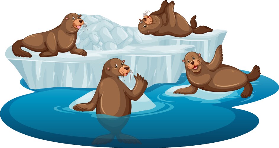 Cartoon Seals Vector Images (over 16,000)