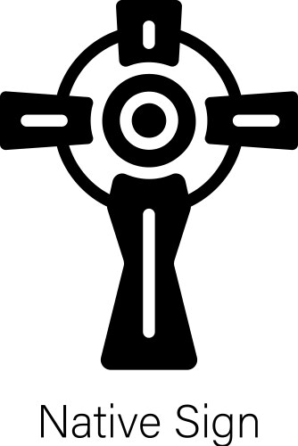 Native eye Royalty Free Vector Image - VectorStock