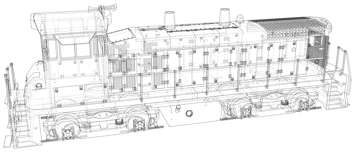 City train bogie close-up Royalty Free Vector Image