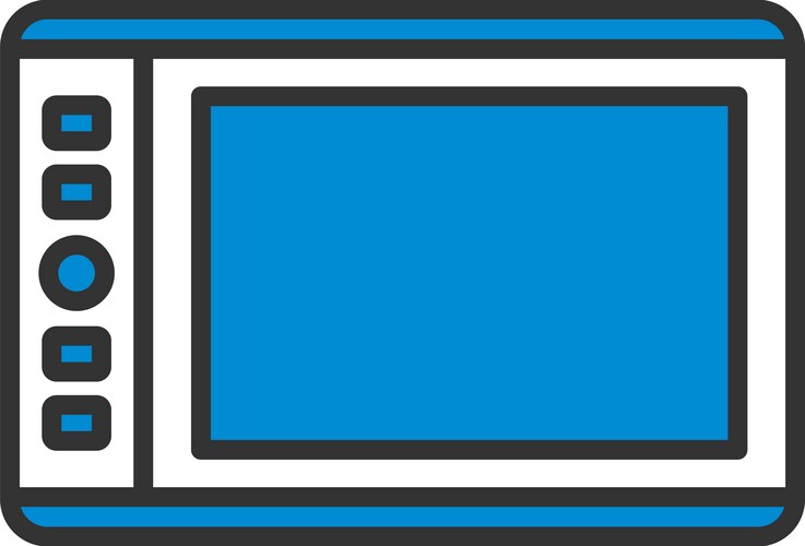 Graphic tablet icon Royalty Free Vector Image - VectorStock