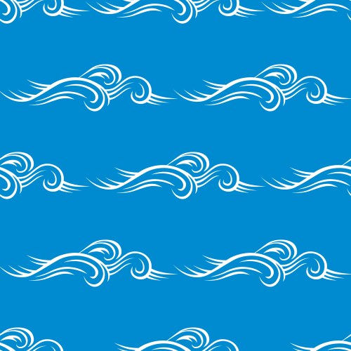 Wave symbols Royalty Free Vector Image - VectorStock
