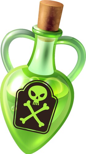 Death poison Royalty Free Vector Image - VectorStock