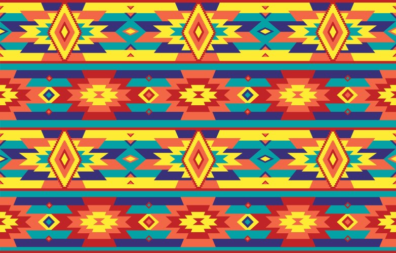Abstract ethnic tribal wallpaper backdrop Vector Image