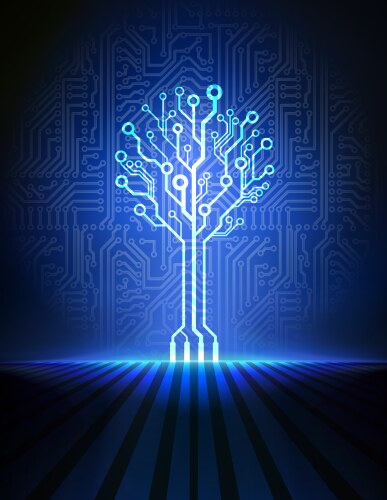 Circuit map Royalty Free Vector Image - VectorStock