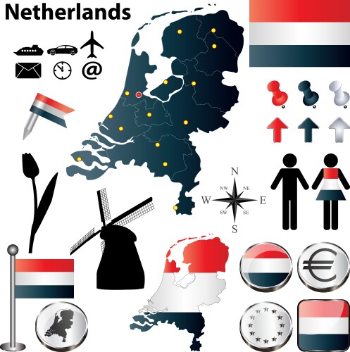 Netherlands Map Vector Images (over 7,500)