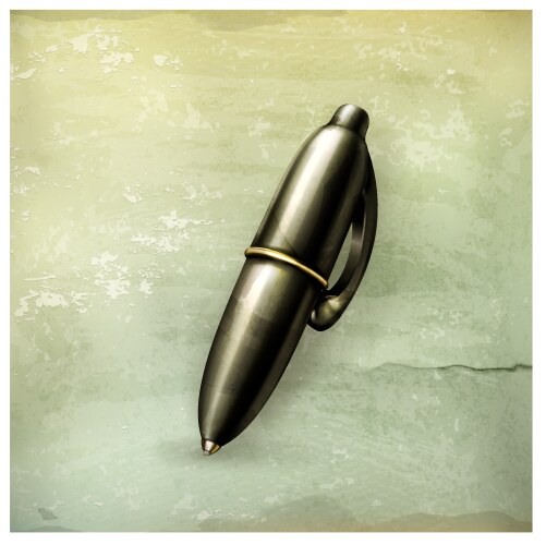 Red pen Royalty Free Vector Image - VectorStock