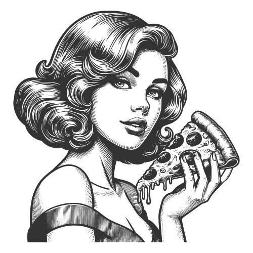Pizza Vector Images Over 110 000