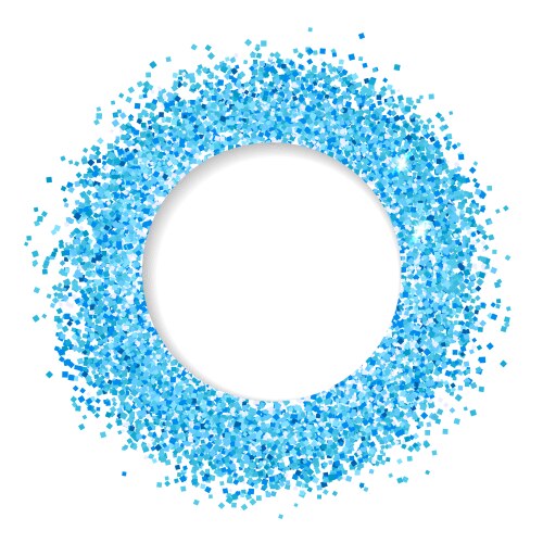 Blue Glitter Sparkle Background Royalty Free Vector Image