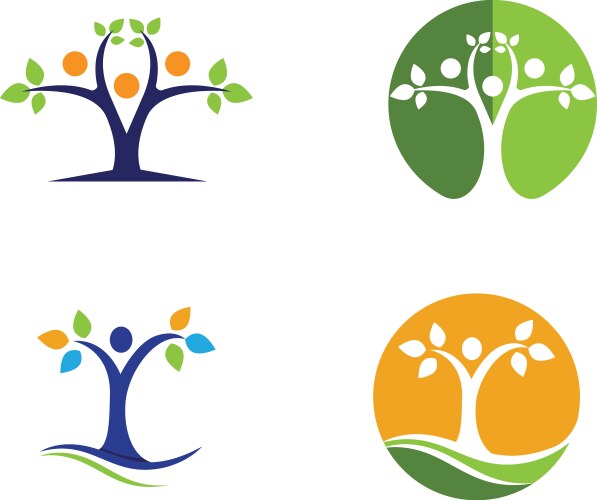 Family tree template with mom dad and kid icons Vector Image