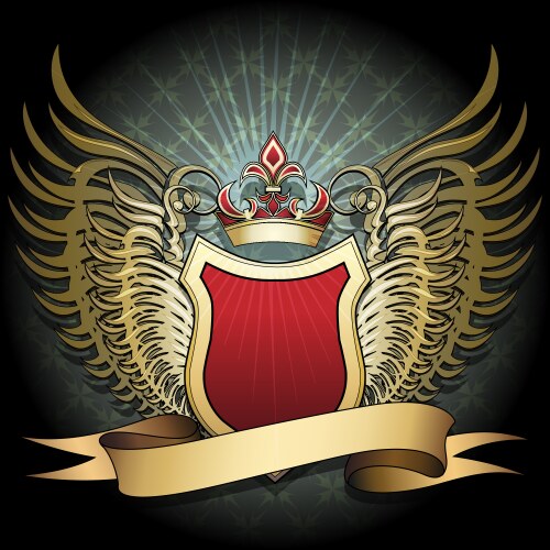 Shield and helmet Royalty Free Vector Image - VectorStock