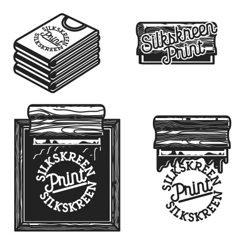 Screen printing Vector Images & Graphics for Commercial Use | VectorStock