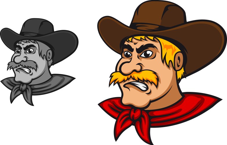 Cowboy concept Royalty Free Vector Image - VectorStock