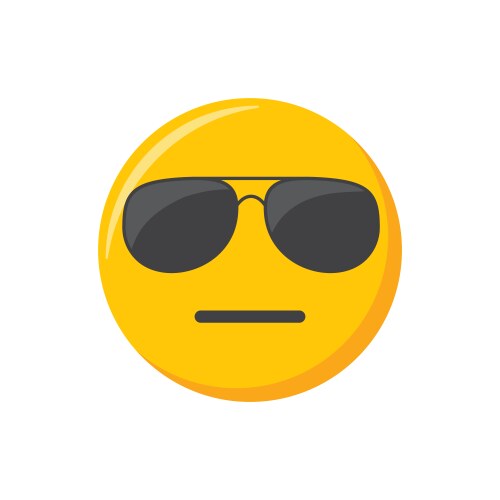 Grumpy emoticon Royalty Free Vector Image - VectorStock