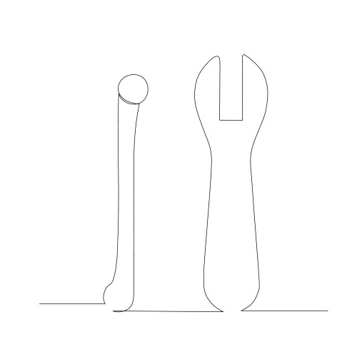 Drawing Outline Spanner Vector Images (over 1,100)