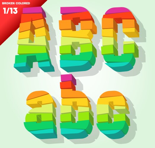 Colorful Alphabet Vector Images (over 230,000)