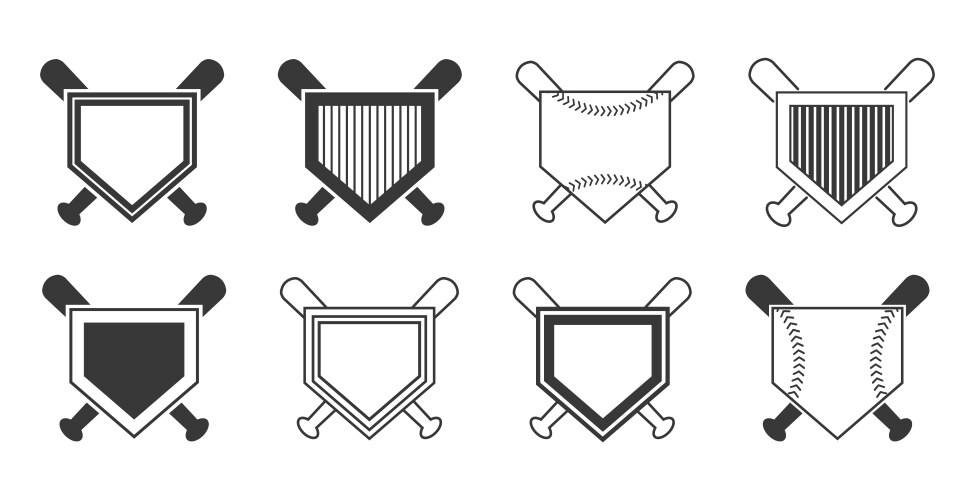 Baseball Home Plate Logo Vector Images (over 410)