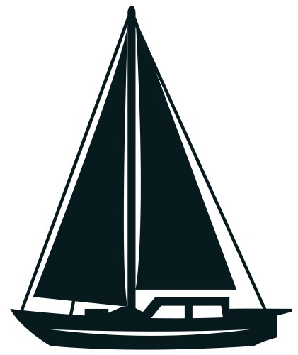 Sailing boat Royalty Free Vector Image - VectorStock
