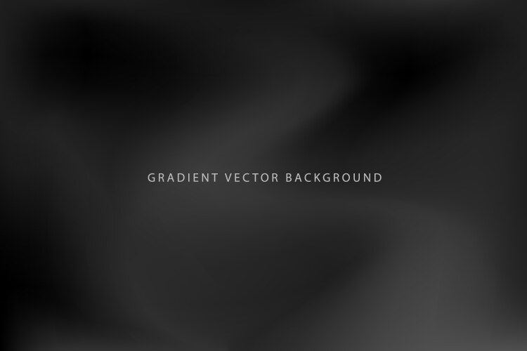 Dark gradient background black Royalty Free Vector Image