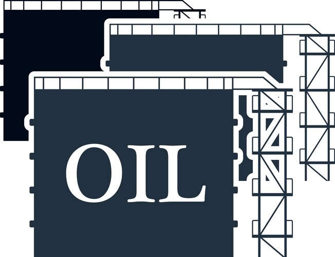 Tank with oil storage heating icon Royalty Free Vector Image