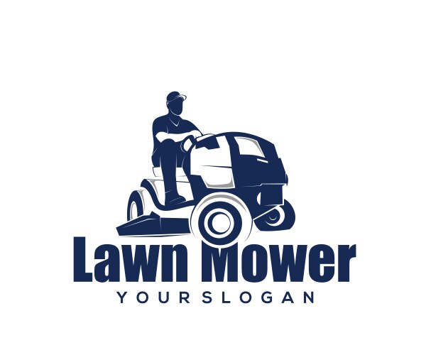 Lawn garden maintenance with spraying logo Vector Image