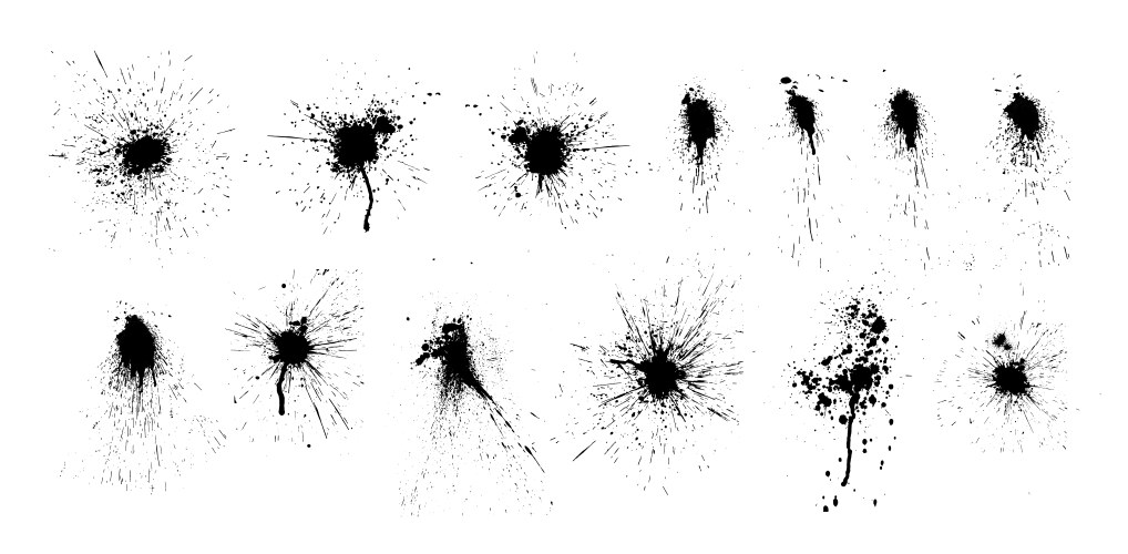 Mud Splatter Vector Images (over 2,700)