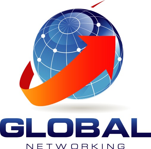 Trilogy global logo designs Royalty Free Vector Image