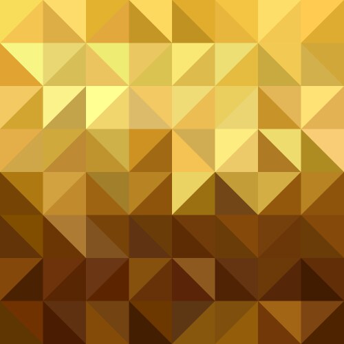Abstract gold triangle shapes and luxury pattern Vector Image