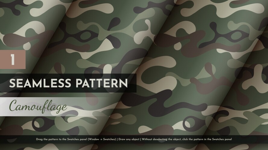 10 seamless camouflage patterns war Royalty Free Vector