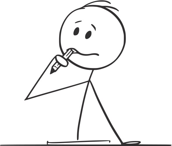 Stickman Thinking Vector Images (over 770)