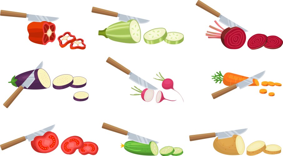 Cut Vegetables Vector Images (over 39,000)
