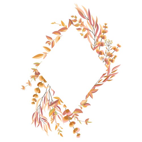 Autumn border Royalty Free Vector Image - VectorStock