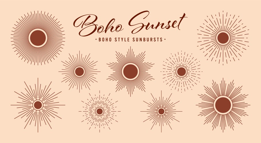 Boho Sun Vector Images (over 15,000)
