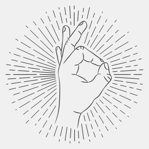Okay Hand Sign Vector Images (over 9,000)