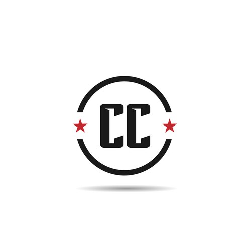 Cc letter logo Vector Images & Graphics for Commercial Use | VectorStock