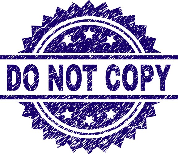 Master copy rubber stamp Royalty Free Vector Image