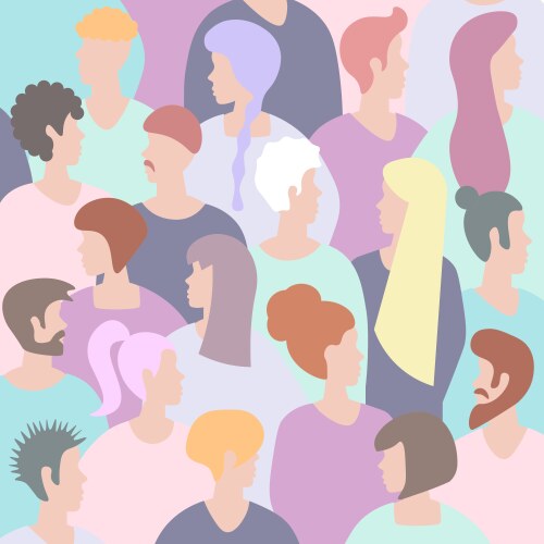 Crowd Printing Vector Images (over 2,000)