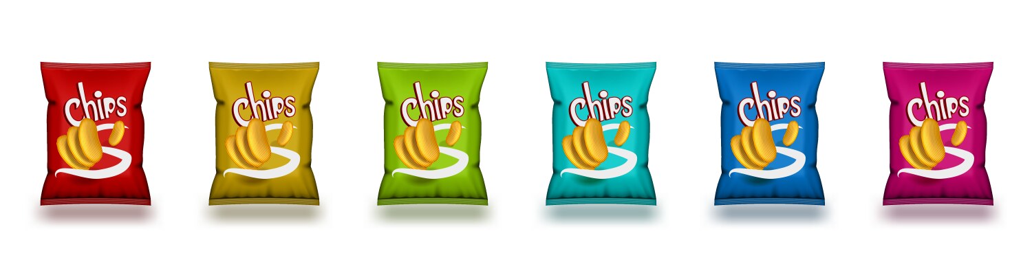 Mockup Chip Bag Vector Images (over 510)