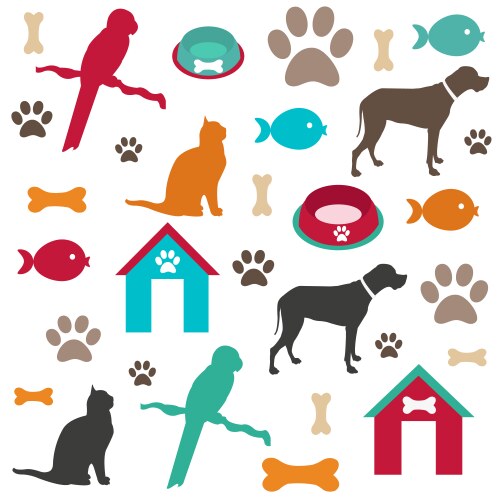 Pet Background Pattern Vector Images (over 43,000)