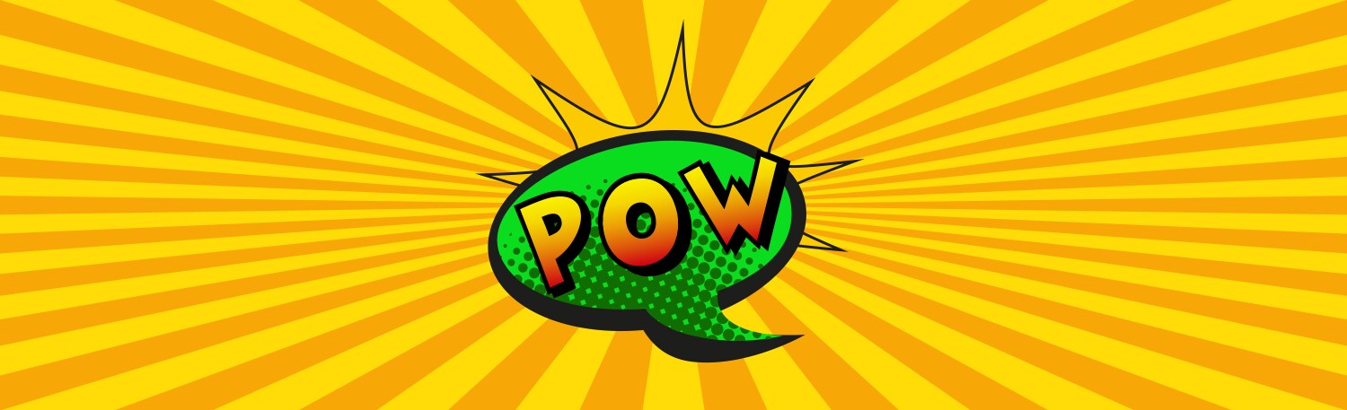 Blank Comic Book Pow Vector Images (over 110)