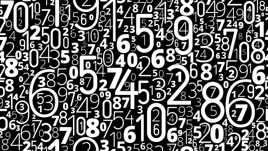 Number background Royalty Free Vector Image - VectorStock