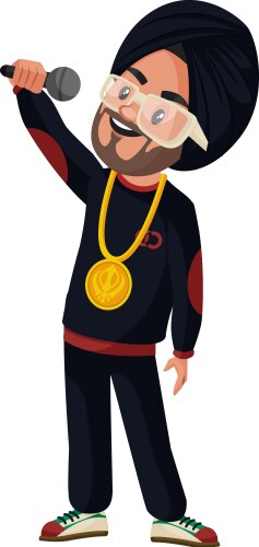 Singer Royalty Free Vector Image - VectorStock