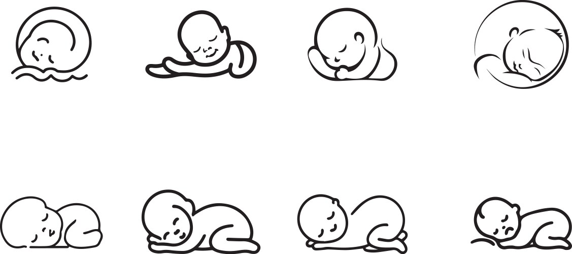 Baby Sleeping Vector Images (over 37,000)