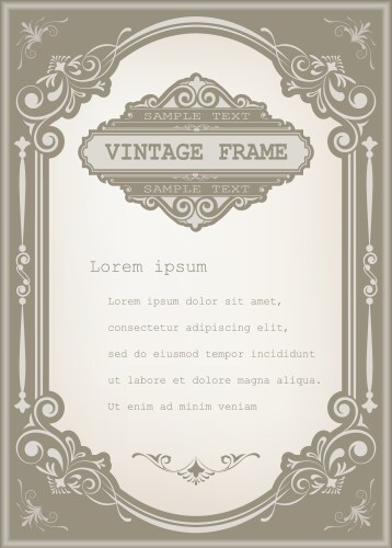 Card Frame Vector Images (over 1 million)